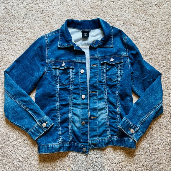 H&M | Jackets & Coats | Hm Denim Jacket Size 112y | Poshmark